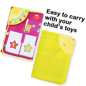 RenFox Musical Piano Mat, Toddlers Music Floor Keyboard Blanket Dance Mat with 8 Different Animal Sounds, Early Learning Educational Toys Gift for 1 2 3 4 Years Old Baby Boy Girl (Batteries Included)