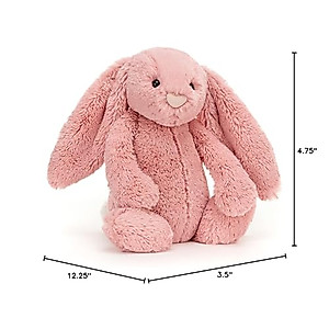 Jellycat Bashful Petal Bunny Stuffed Animal, Medium