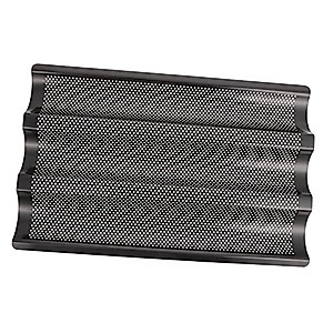 UPKOCH Baking Pan 1pc Three Groove Mold French Bread Loaf French Bread Pan Household Gadgets Kitchen Baking Tool French Pan Rack Bread Baking Tray Three-slot Baking Mold Italy
