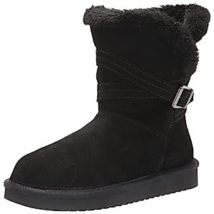 Koolaburra by UGG Women's Delene Short Boot, Black, Size 10