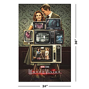 WandaVision - TV Show Poster (Live On TV) (Size: 24" x 36")