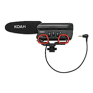 Panasonic LUMIX G7 Interchangeable Lens (DSLM) Camera with 14-42mm Lens (Silver) and Koah Mic Bundle (6 Items)