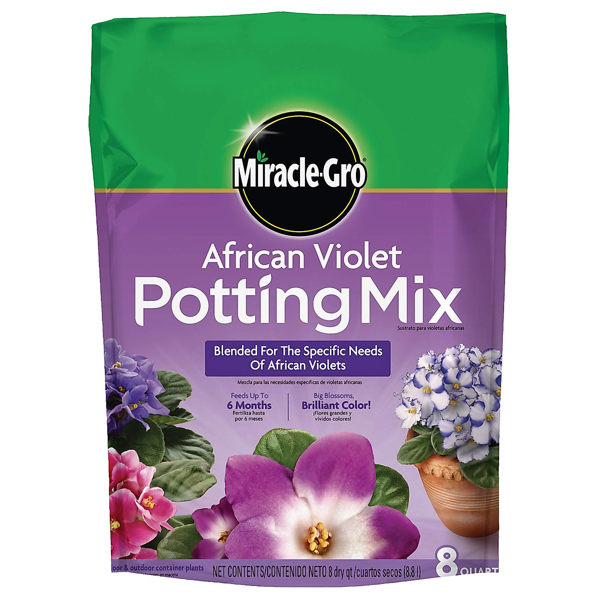 Miracle-Gro African Violet Potting Mix, 8 qt.
