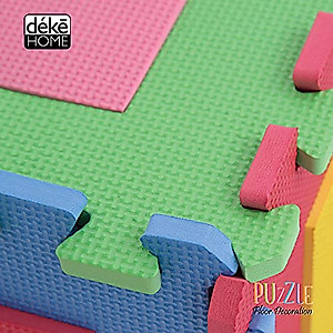 Alphabet & Numbers Rubber EVA Foam Puzzle Play Mat Floor. 36 Interlocking playmat Tiles (Tile:12X12 Inch/36 Sq.feet Coverage). Ideal for Crawling Baby, Infant, Classroom, Toddlers, Kids, Gym Workout