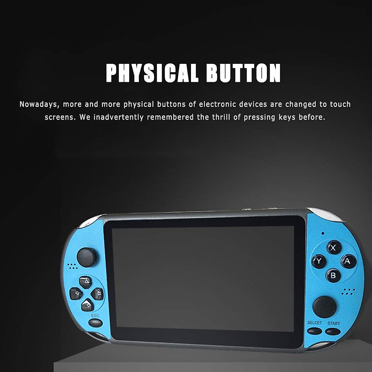 X12 Handheld Game Console 5.1 inch Handheld Game Video Player Dual Rocker 8G Built-in 3000 Game Console Support Archive Function