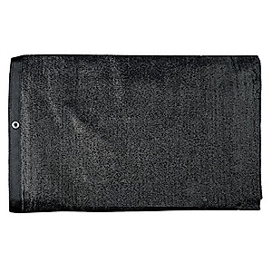 6' x 50' Wind Privacy Screen Fence (Set of 2-100' Long), Commercial Grade Fabric Mesh with Durable Grommets, Black | 180GSM