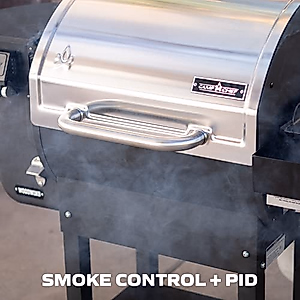 Camp Chef 36 in. WiFi Woodwind Pellet Grill & Smoker - WiFi & Bluetooth Connectivity, PID controller, Stainless Steel, Total Surface Area: 1236 sq. in