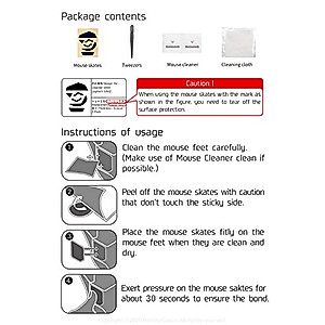 2 Sets of HOTLINEGAMES 3.0 Mouse Feet Skates Compatible with Logitech G Pro X Superlight Wireless Gaming Mouse Feet Replacement (0.8mm, Super Smooth Glide, PTFE) Professional Mice Upgrade