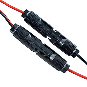 iHaospace XT60i Adapter to Solar Connector Cable 12AWG 50FT, XT60i to Solar Panel Extension Cable 50 FEET 12 Gauge 15.24m for Ecoflow River and Delta Series Bluetti EB55 Power Station (XT60i 50FT)