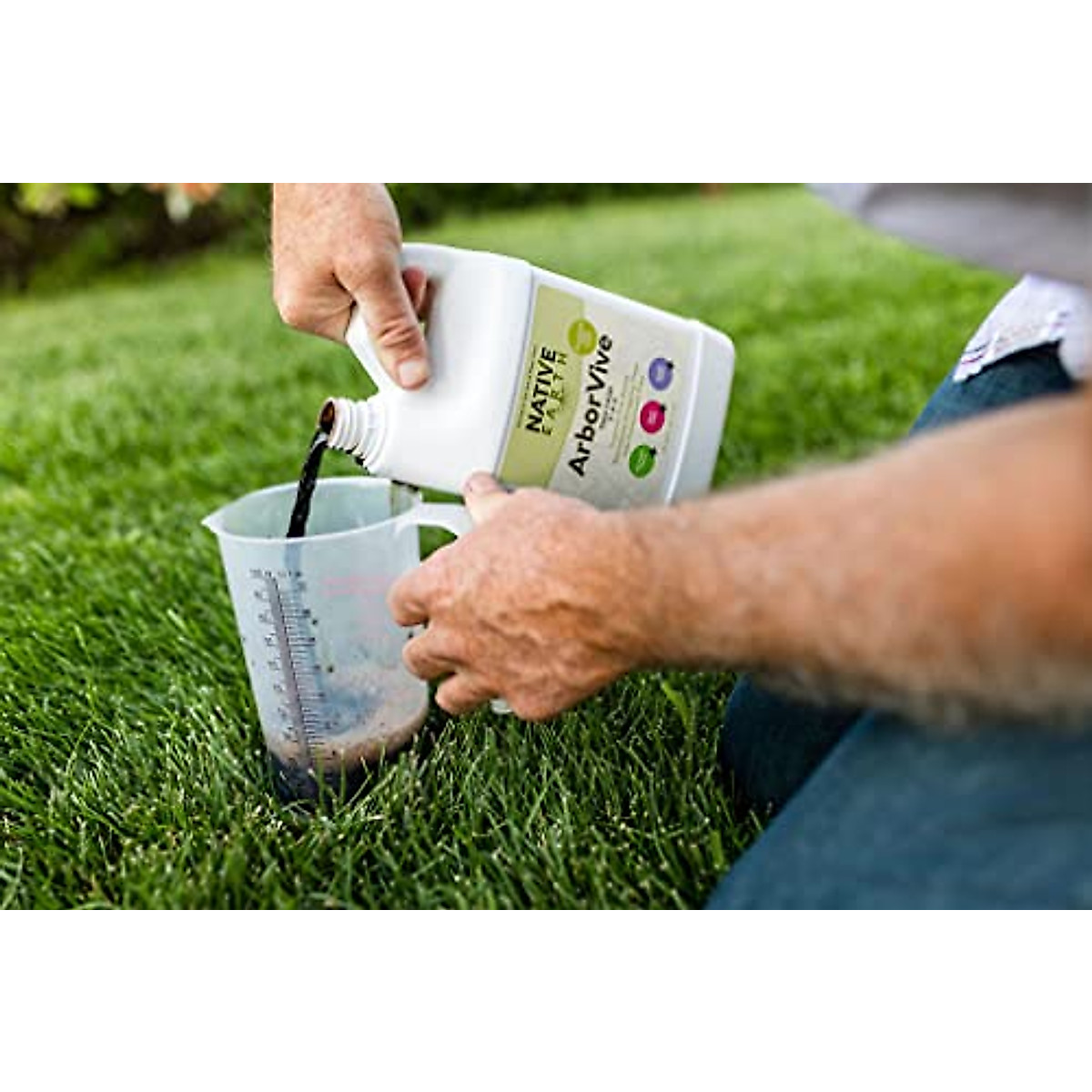 Native Earth ArborVive Fertilizer, 5-4-2, Tree Food, Shrub Fertilizer, Tree Enhancement, 64oz