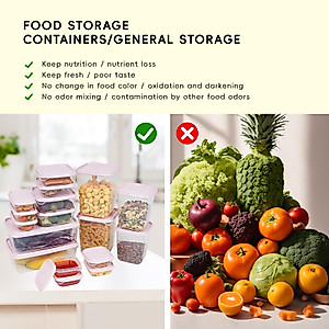 ECO-TOGO Plastic Food Storage Containers with Lids (17-Pack)