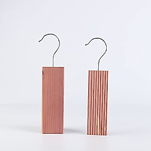 4 Pieces Cedar Hang Ups Natural Cedar Blocks Ceder Hangers Cedar Blocks Cedar Hangers Blocks Cedar Wooden Hangers Cedar Planks Storage Accessories for Clothes Storage
