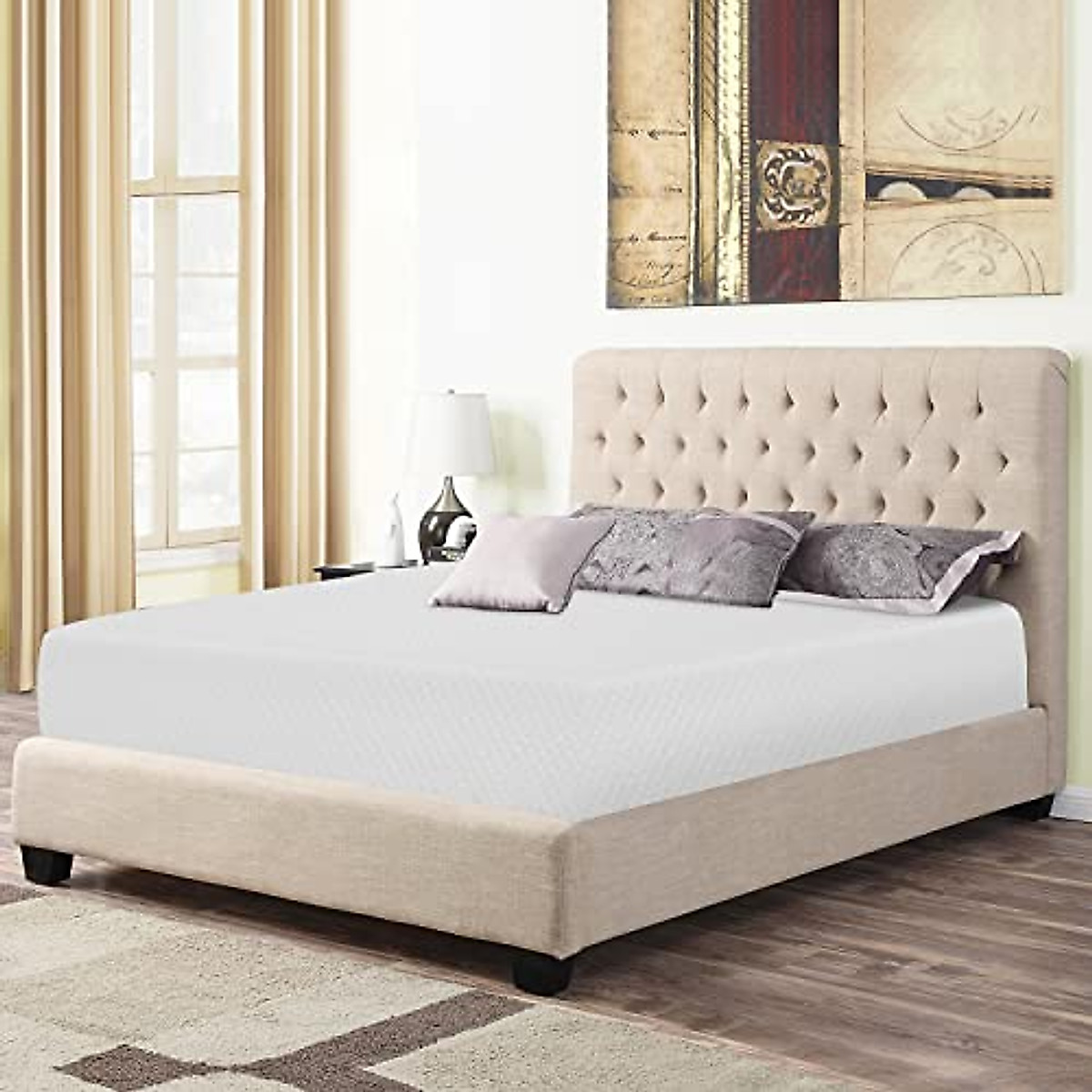 PayLessHere 8 Inch Full Gel Memory Foam Mattress Fiberglass Free/CertiPUR-US Certified/Bed-in-a-Box/Cool Sleep & Comfy Support