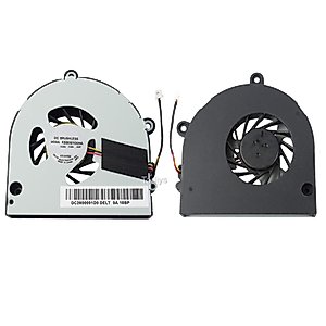 CPU Cooling Fan Replacement for Toshiba Satellite L670 L670D L675 L675D P750 P750D P755 P755D Series L670-1GX L670D-120 L675-S7112 L675D-S7060 P750-10T P755-S5276 P755-S5278 DC2800091S0