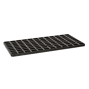 Grating, 2x26x52 in., HDPE, Black