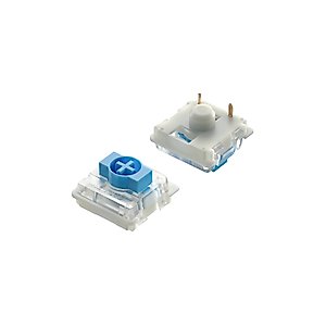 Ranked Gateron Ks-33 Low Profile v2 Key Switches for Mechanical Gaming Keyboards | Plate Mounted (Gateron Blue, 10 Pcs)
