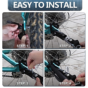 Bike Trailer Hitch Connector Coupler Bicycle Adapter for Children's Trailers,Cargo and Pet Bicycle Trailers,Black Adapter Accessories by Cenipar