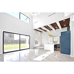 BUILDMART - 48" Linear Slot Diffuser - (2 Slot) Double Slot - White Decorative Air Vent - Modern AC Vent Cover for Ceiling, Walls & Floors - Texas Buildmart