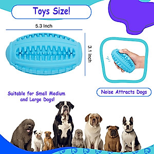 PETSPLICITY Dog Chew Toy for Aggressive Chewers Durable, Safe, and Interactive Treat Dispensing Ball Toy - Tough, Long-Lasting Rubber Chew Toys for Large and Medium Breeds - Teeth Cleaning, Non-Toxic