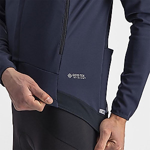 Castelli Perfetto Ros Convertible Jacket - Men's Belgian Blue/Silver Gray, M