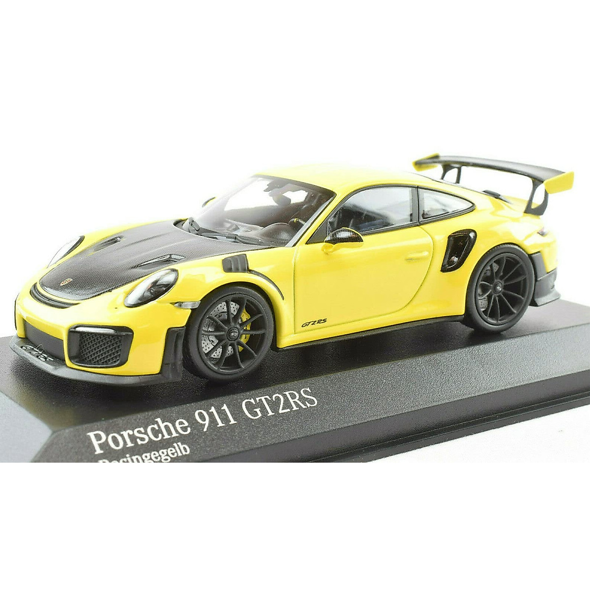 Minichamps x Premium Hobbies 911 991.2 Racing Yellow GT2 RS 1:43 Diecast Car 413067238