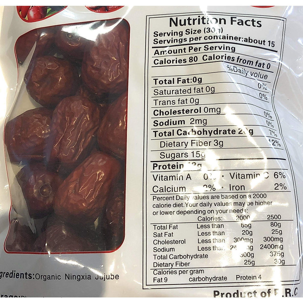 Organic Ningxia Jujube