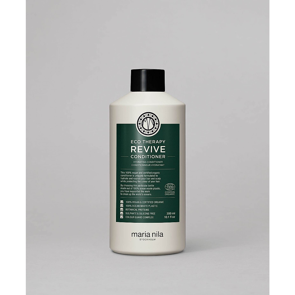 Maria Nila Eco Therapy Revive Conditioner 300 ml - Botanical Proteins and Aloe Vera Extract that Repairs, Softens and Moisturizes Hair and Scalp. 100% Vegan. Sulfate-free and Paraben-free.