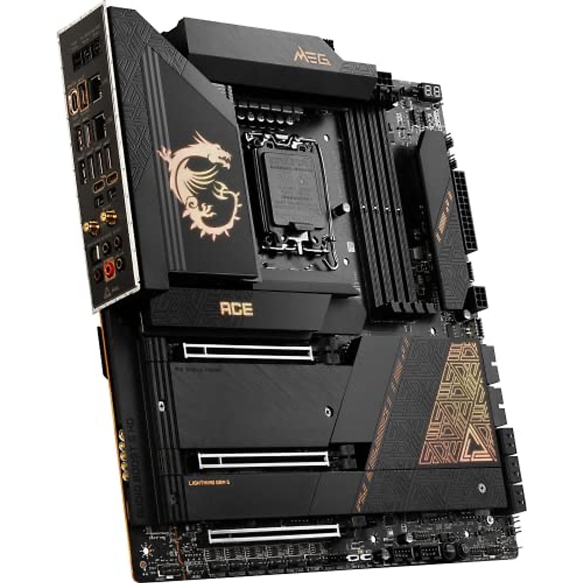 MSI MEG Z790 ACE Gaming Motherboard (Supports 12th/13th Gen Intel Processors, LGA 1700, DDR5, PCIe 5.0, M.2, 2.5Gbps LAN, USB 3.2 Gen2, Wi-Fi 6E, Thunderbolt, E-ATX)
