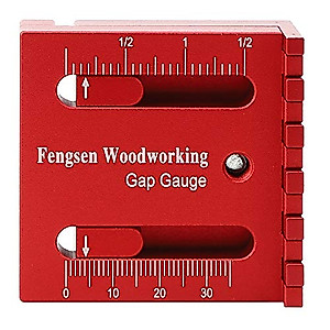 Depth Measuring Ruler Woodworking Mini Gaps Gauge Aluminum Alloy Depth Line Ruler Marking Gauge Depth Measuring Ruler
