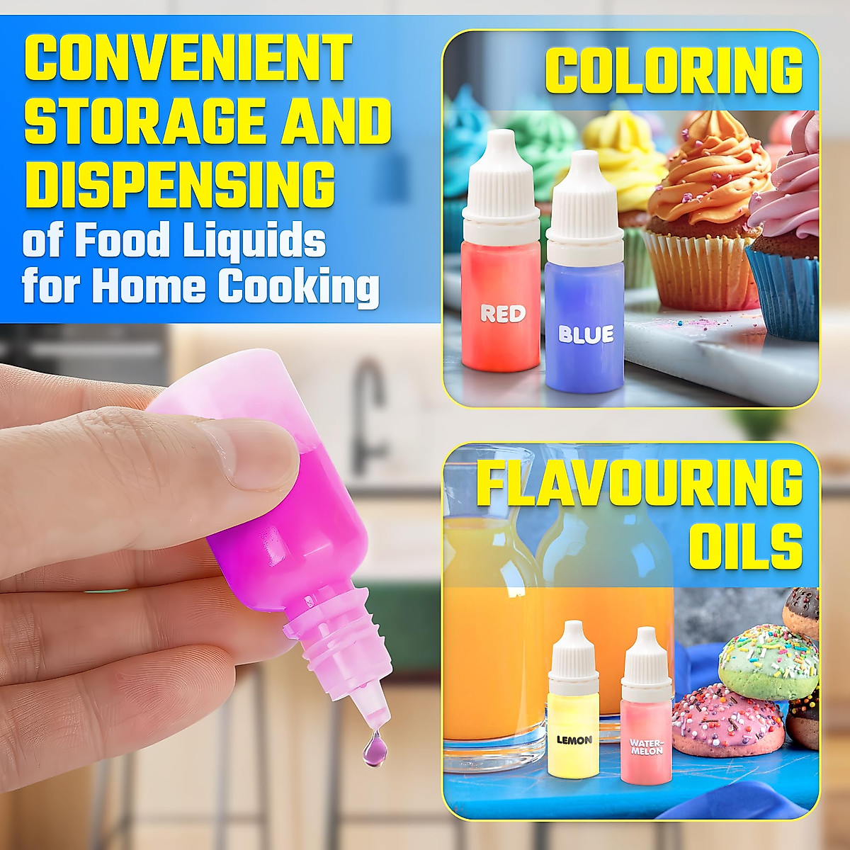 50Pcs Plastic Dropper Bottles for Liquids - 5ml Clear Plastic Bottles with Caps Empty Bottles for Oil Plastic Dropper Bottles - Dropper Bottles for Liquid Plastic Dropper Bottle Eye Dropper Bottle