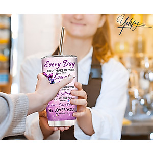 Mothes Day Gifts for Women, Mom from Daughter, Son, Kids - Religious Gifts for Women of Faith - Christian Gifts for Women Mom Friends - Inspirational Gifts for Women - Spiritual Gifts 20oz Tumbler