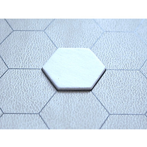 Value Pack of 200 - Blank 1" Hexagon Hex Board Game Chits Tiles Counters Markers DIY D&D