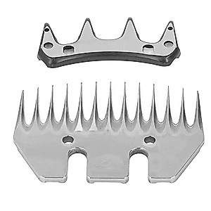 Sheep Shears Blade High Carbon Steel Straight 13 Tooth Electric Wool Cutter Goat Clipper Scissor Accessories Replacement