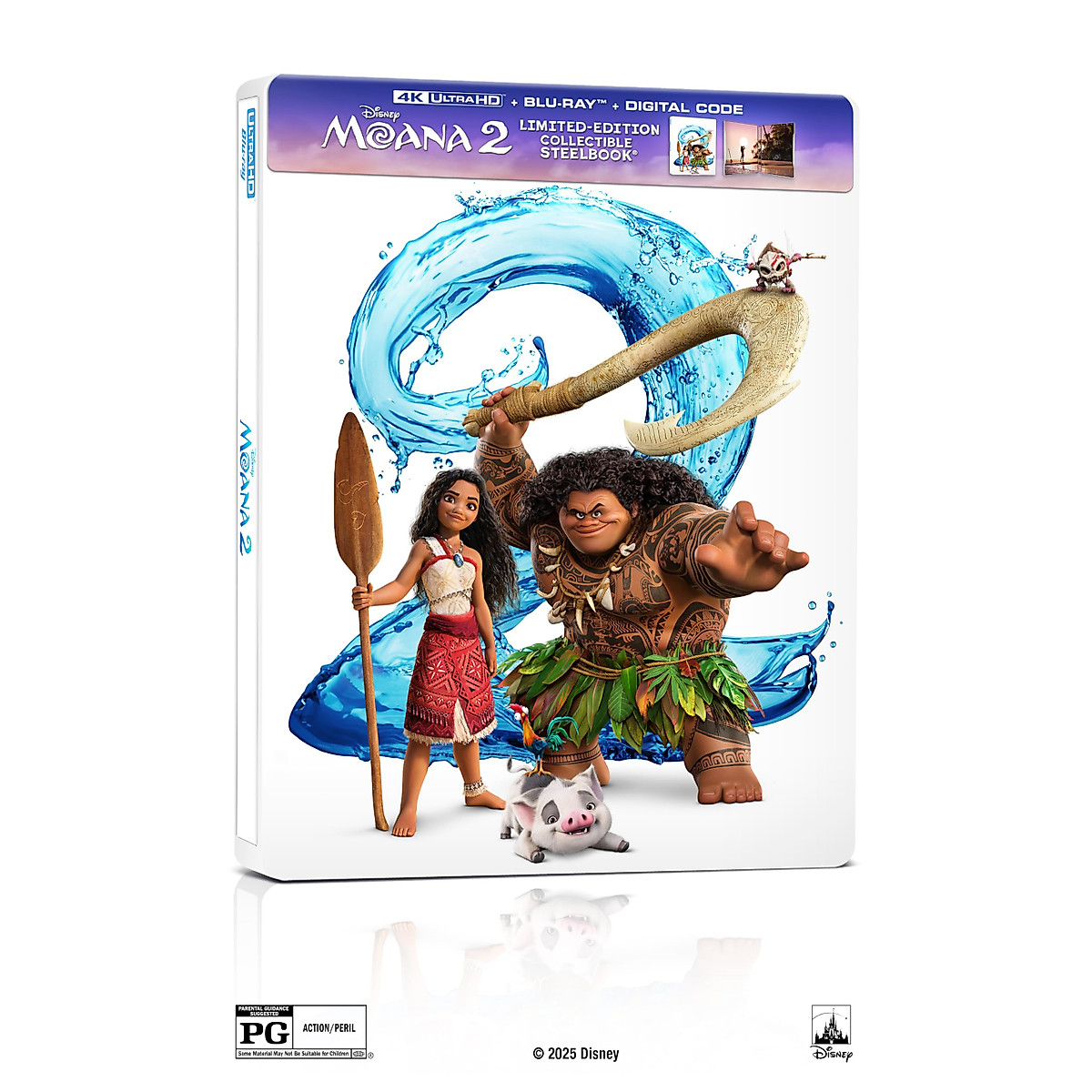 Moana 2 - UHD/BD Combo + Digital + Steelbook [Blu-ray]