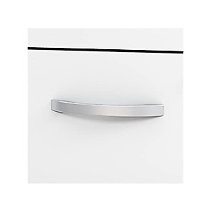 Bush EO109WHSU 2-Drawer Lateral File Cabinet Locking Ltr/Lgl Pure White 35.67-Inch