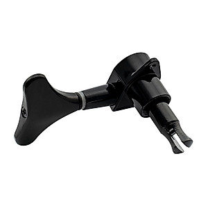 Musiclily 2+2 Sealed Bass Guitar Tuning Pegs Keys 2R2L Machine Head Tuners for Precision Bass and Jazz Bass, Black