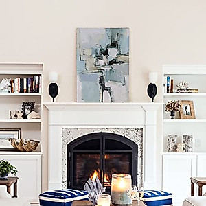 Abstract Canvas Wall Art, Yellow Grey Paintings for Living Room Bedroom Office Home Decoration Modern Canvas Artwork Abstract Art Wall Decor Ready to Hang (40x30IN)