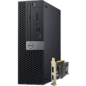 Dell Video Editing CAD OptiPlex 3040 Desktop Computer PC, Intel Core i7-6500, 3.2 GHz Processor, 16GB RAM, 480GB SSD (Fast Boot) + 2TB HDD, Graphics RX-550 4GB DDR5, WiFi, Windows 10 Pro (Renewed)