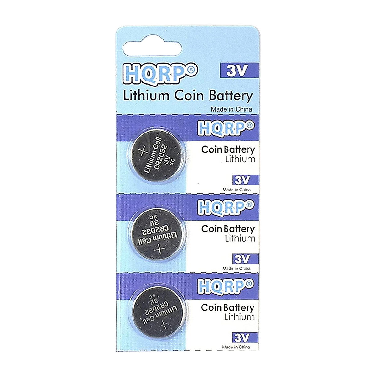 HQRP 3-Pack Lithium Battery Compatible with Snark SN-1 SN-8 Tuner