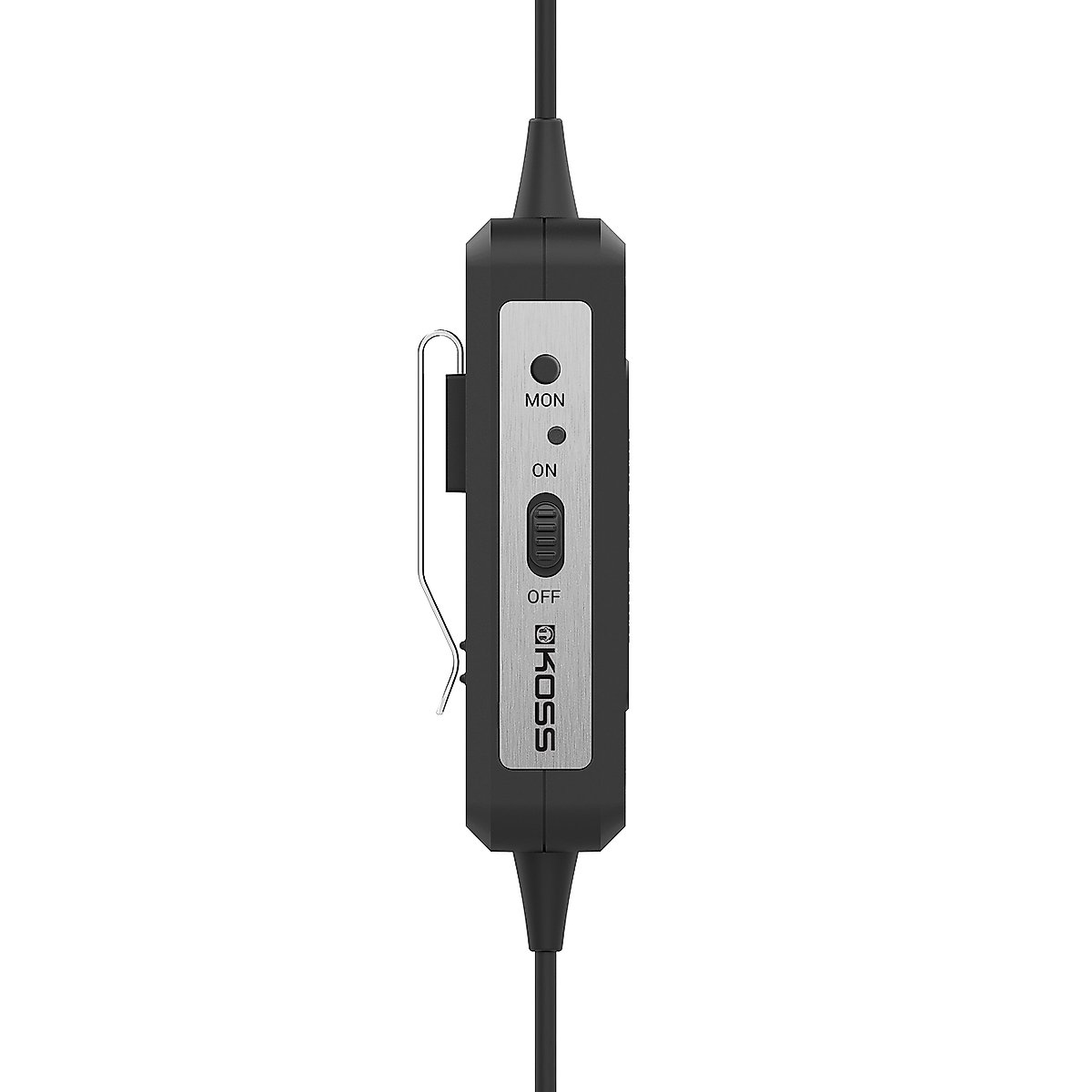 Koss QZ Buds in-Ear Active Noise Cancelling Earbuds, in-Line Microphone and Touch Remote Control, Monitor Mode, Carry Case Included, Wired with 3.5mm Plug, Black