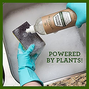 TriNova Natural Dish Soap Organic Formula - for Cleaning Dishes & Washing All Kitchen Items. Powerful & Eco Friendly Cleaner (2 Pack of 24 oz Bottles)