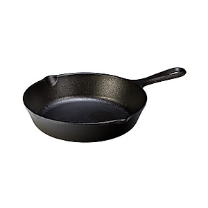 Lodge L5SK3 Pre-Seasoned Cast-Iron 8-Inch Skillet