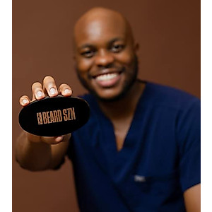 Beard SZN Beard Care Brush with Natural Beechwood and Boar Bristles to Groom, Soften, and Style Coarse Beards