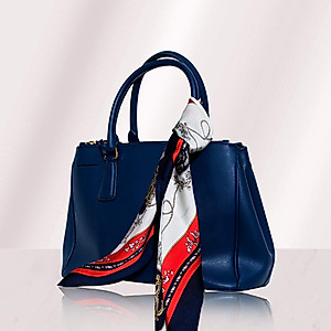 la ceida Satin Silk Scarves for Women and Girls Premium Summer Square Neck Scarf, Ladies Head Hair Scarf and Wraps 27.5 Inch