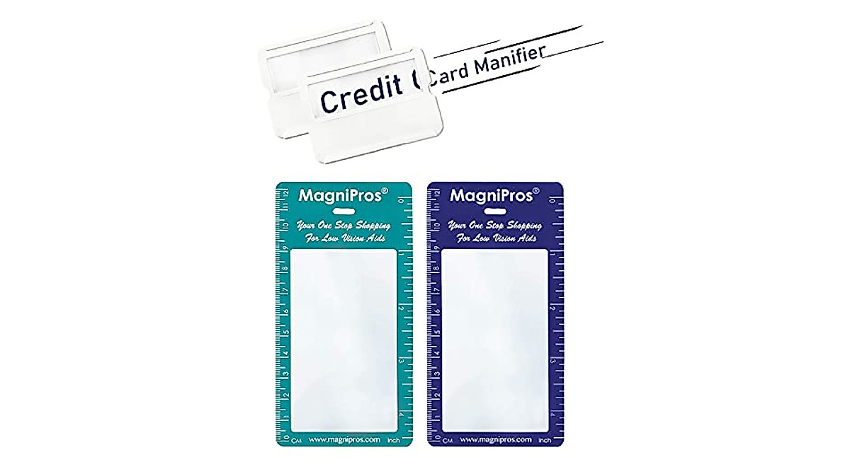 MAGDEPO 3X Magnifier Bookmark Ruler - Compact Reading Aid