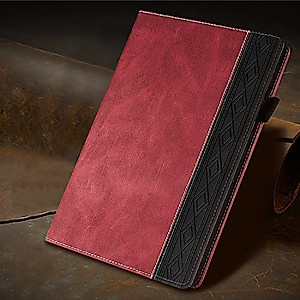 Tablet PC Case Compatible With Samsung Galaxy Tab A8 10.5-Inch 2021 (SM-X200/X205/X207) PU Leather Case Protect Case Adjustable Fixing Strap Bracket Card Slot Shockproof Tablet PC Case Tablet home ( C