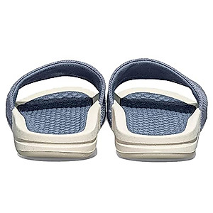 Athletic Propulsion Labs (APL) Big Logo Techloom Slide Slate/Pristine 6 B (M)