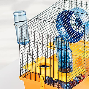 POPETPOP Guinea Pig Water Bottle No Drip 2 Pack- 8Oz Hamster Water Bottle with Hooks, Rabbit Water Bottle Samll Animal Water Bottles for Rabbits Hamsters Chinchillas Bunnys Rats