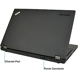 Lenovo ThinkPad T540P Laptop 15.6-inch Notebook, Core i5-4300M - HD Graphics 4600, Up to 3.1 GHz, 16GB RAM, 500GB SSD, Camera, Bluetooth, WiFi, Mini DP, VGA Windows 10 Pro(Renewed)