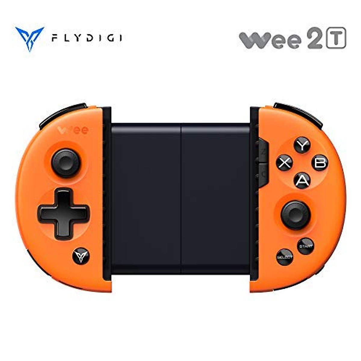 FLYDIGI Wee2T Mobile Game Controller Telescopic for Android of MOBA, Unique Tensile Design, Compatible with The Mobile of 3.5-6.3 Inch (75-165mm). Not Support iOS 13.4 and Above